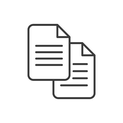 Premium Vector Duplicate Icon Set Copy Data Files Vector Symbol