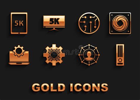 Set Processor Computer Cooler Video Game Console Project Team Base