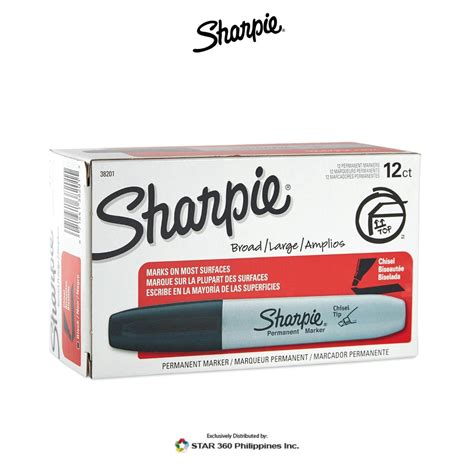Sharpie Chisel Tip Marker Box Of 12s Star 360