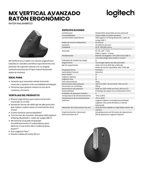 Advanced Ergo Mouse Data Sheet Pdf Mac Os Microsoft Windows
