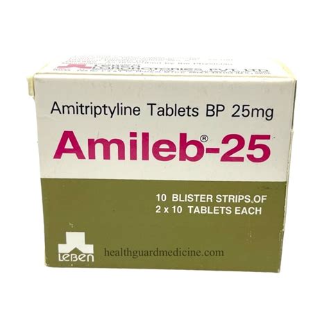 Amitriptyline 25mg Health Guard Medicine