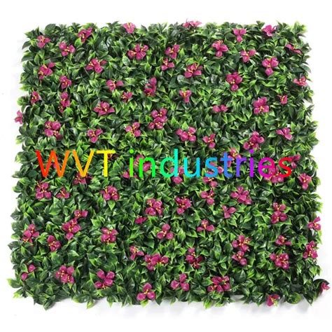 Anti Uv Fire Retardant Artificial Boxwood Foliage Ivy Leaf Hedge