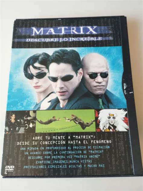 Matrix Descubre Lo Increible Keanu Reeves Wachowski Brothers Dvd