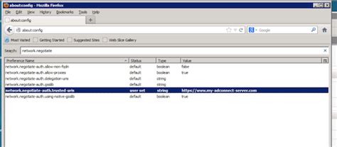 Configuring IE Firefox Chrome For Seamless SSO
