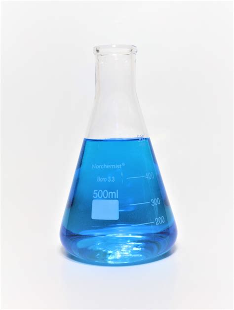 Erlenmeyer Flask Borosilicate Glass 500 Ml Norchemist