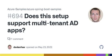 Does This Setup Support Multi Tenant AD Apps Issue Azure Samples Azure Spring Boot