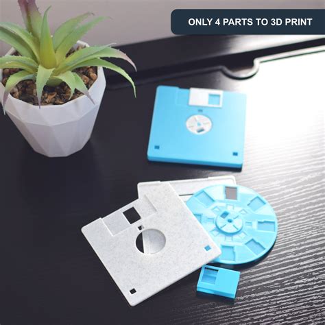 Floppy Disk Memory Card Digital 3d Model Stl File For 3d Printing Etsy