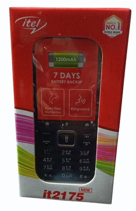 Black Itel It2175 New Mobile Phones At Rs 880 Piece In New Delhi Id