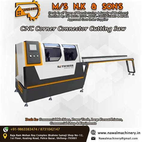 Cnc Corner Connector Cutting Saw At ₹ 1050000piece In Shillong Id