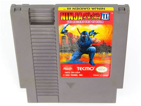 Ninja Gaiden Iii 3 Ancient Ship Of Doom Nintendo Nes Retro Mtl