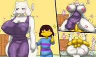 Post Enigi Frisk Toriel Undertale