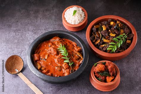 Kerala Fish Curry Coconut Milk Gravy Cooking Spicy Goan Fish Curry