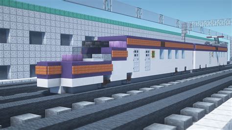 【マイクラ】新幹線の作り方 山形新幹線e8系【乗り物】 Minecraft Tutorial E8 Series Shinkansen