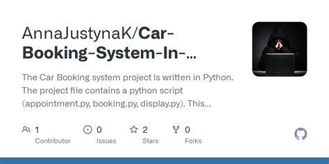 Github Annajustynak Car Booking System In Python With Source Code