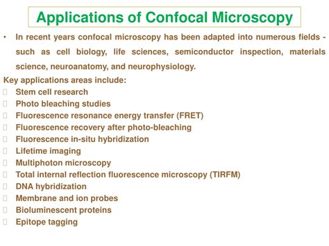 Ppt Microscopy Types Light And Applications Powerpoint Presentation Id 9166793