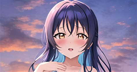 Picsoai 【ai生成】レオタードやスク水を着た園田海未さん 【ai】chrysalisのイラスト Pixiv