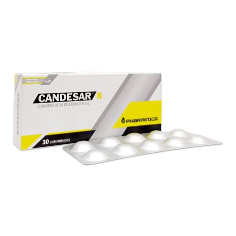 Candesar 8 Mg Caja X 30 Comp Farmatotal