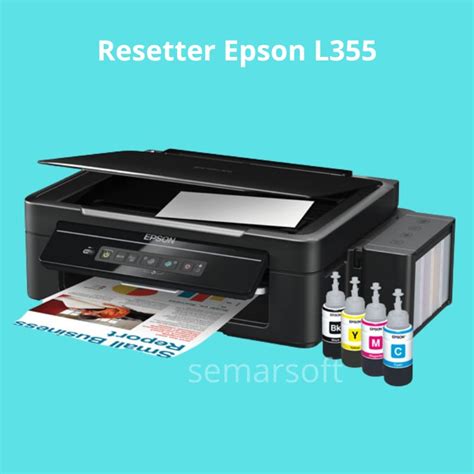 Resetter Epson L355 Solusi Cepat Atasi Error Printer