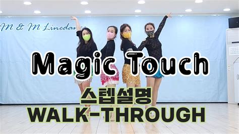 Magic Touch Linedance Walk through 스텝설명 YouTube