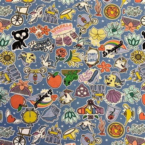 Disney Princess Sticker Pack Fabric The Quilt Shop