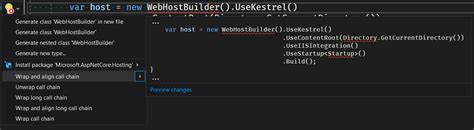 Fluent API Formatting Suggestion Issue 15554 Dotnet Roslyn GitHub