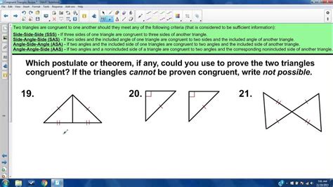 Mastering Unit 4 Unlock The Secrets Of Congruent Triangles With The