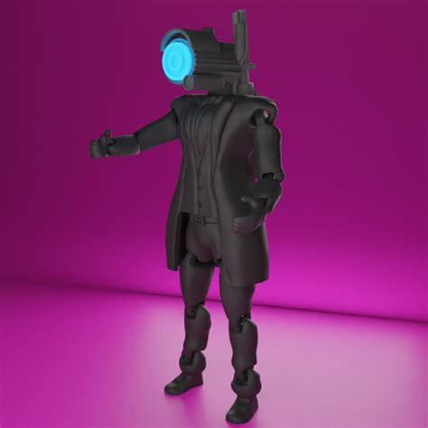 Stl File Skibidi Toilet Camerawoman 🚽・3d Printer Design To Download・cults