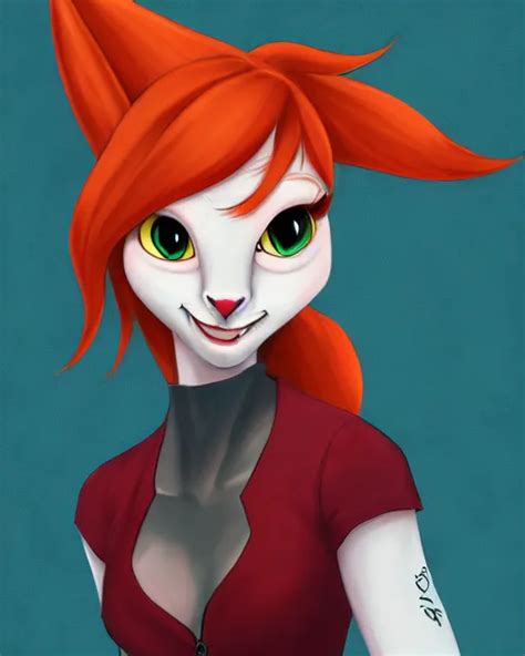 Digital Painting Full Body Of Anthromorphic Scalie Stable Diffusion
