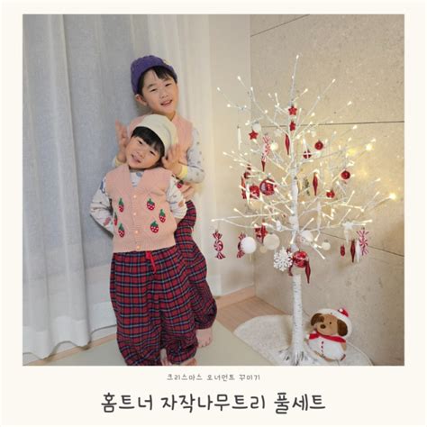 홈트너 자작나무트리 풀세트 크리스마스 오너먼트 꾸미기 네이버 블로그