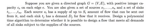 solved suppose you are given a directed graph g v e