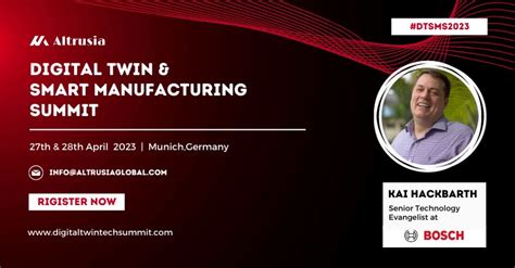 Digital Twin And Smart Manufacturing Summit On Linkedin Dtsms