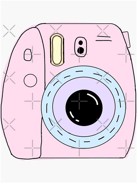 pink aesthetic polaroid sticker by dualogy redbubble