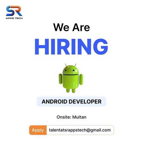 Androiddeveloper Nowhiring Joinourteam Srappstech Techjobs Sr Apps Tech