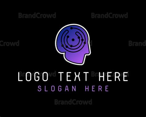 Robotics Brain Technology Logo Brandcrowd Logo Maker