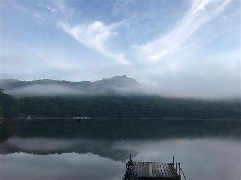 赤城大沼での3連休 涼しい湖畔で鯉とヘラブナ釣りを楽しんでいます 青木旅館