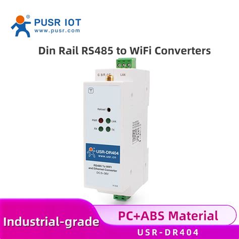 Pusr Din Rail Rs485 To Wifi Converters Rs485 To 80211 Abgn Wlan
