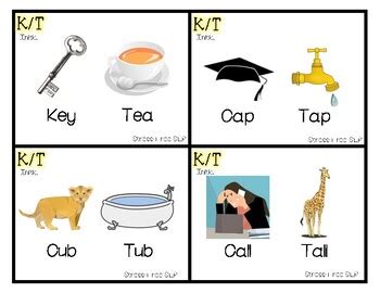 Minimal Pairs K/T & G/D by Stress-Free SLP | TPT