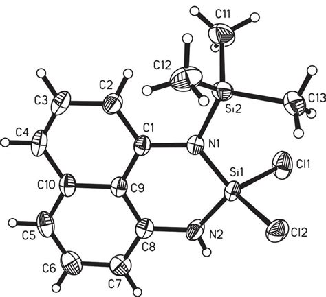 Molecular Structure Of 5d Tms Including Numbering Scheme The Thermal