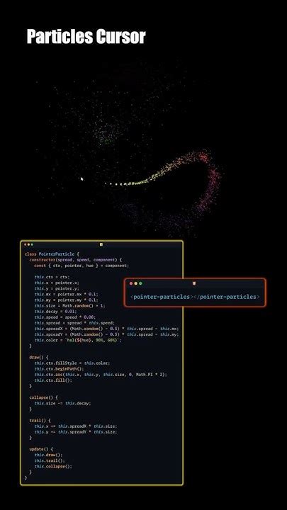 Particles Cursorcodinghtmlcsshtmlcsstrendingprogrammingeducation