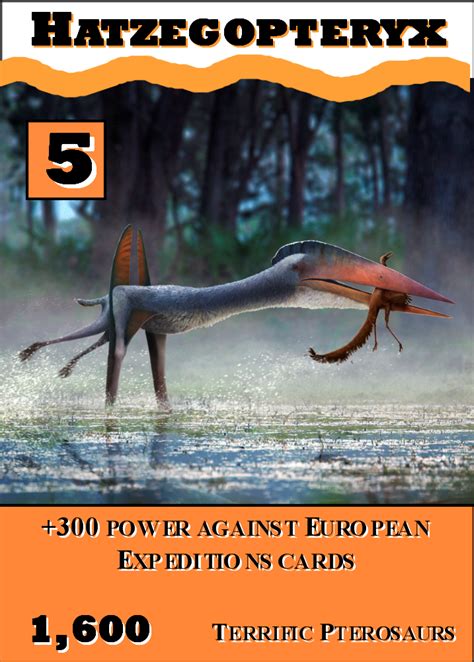 Hatzegopteryx Terrific Pterosaurs 5 By Animalkingdomtcg On Deviantart