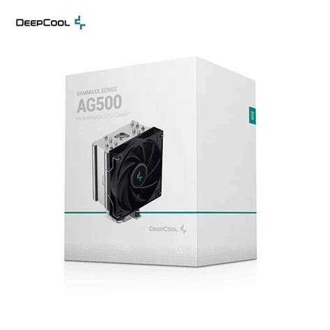 Deepcool Ag500 Bk Argb Single Tower Performance Cpu Cooler Black