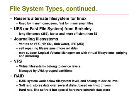ppt filesystems powerpoint presentation free download id 404334