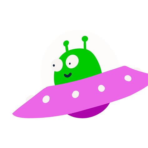 Cute Ufo Space Ship Illustration Design Isolated Background 13821417 Png