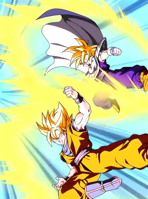 Goku And Gohan Attacking By Johnny120588 On Deviantart