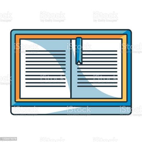 Illustration Disolement Dicône Dicône De Livre De Dessin Animé Demoji