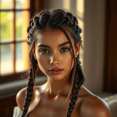 Stunning Half Moon Hairstyle Braids Pictures Discover The Look