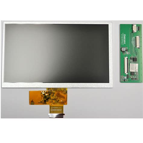 7 英寸显示屏 Tn Tft Spi 接口，800x480，472 尼特中等亮度 东方显示器。