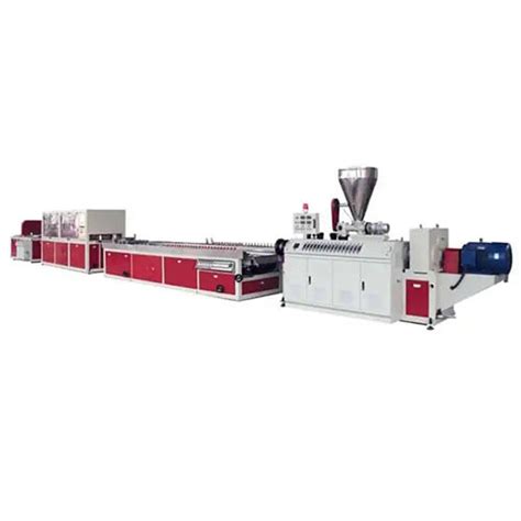White Pvc Cellular Foam Profile Extrusion Line At Best Price In