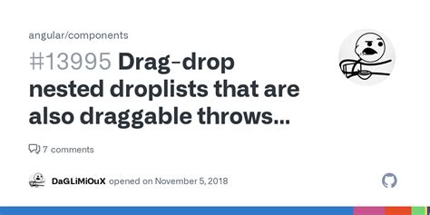 Drag Drop Nested Droplists That Are Also Draggable Throws