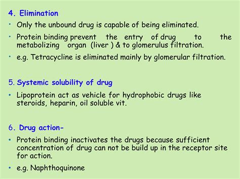 Protein Binding Of Drugs Ppt